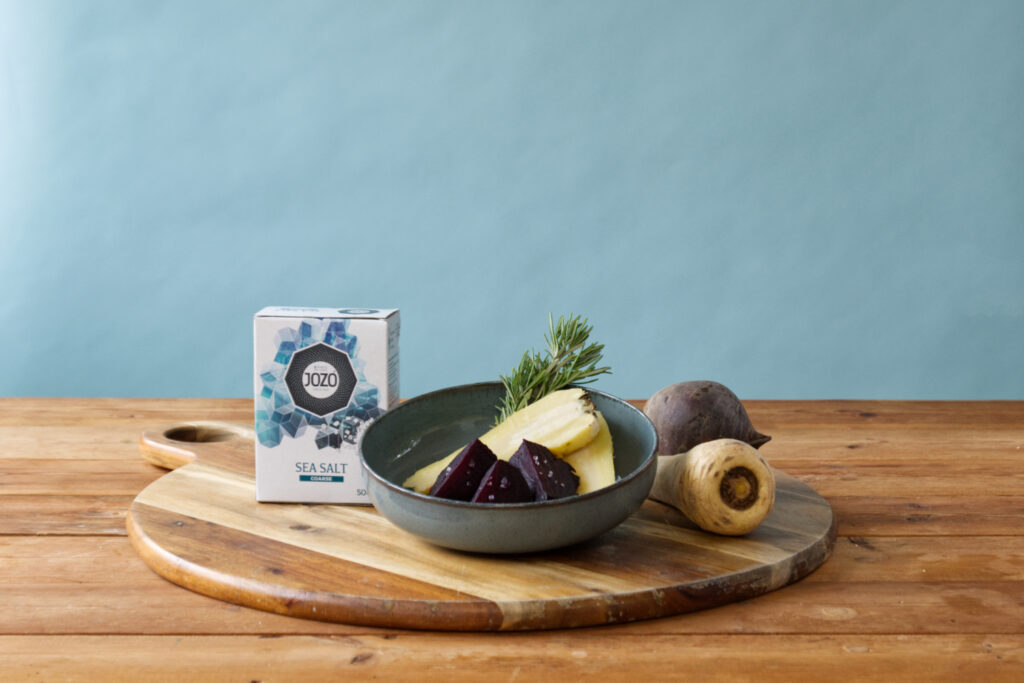 Salt-Crusted Roasted Beets and Parsnips - JOZO Salt